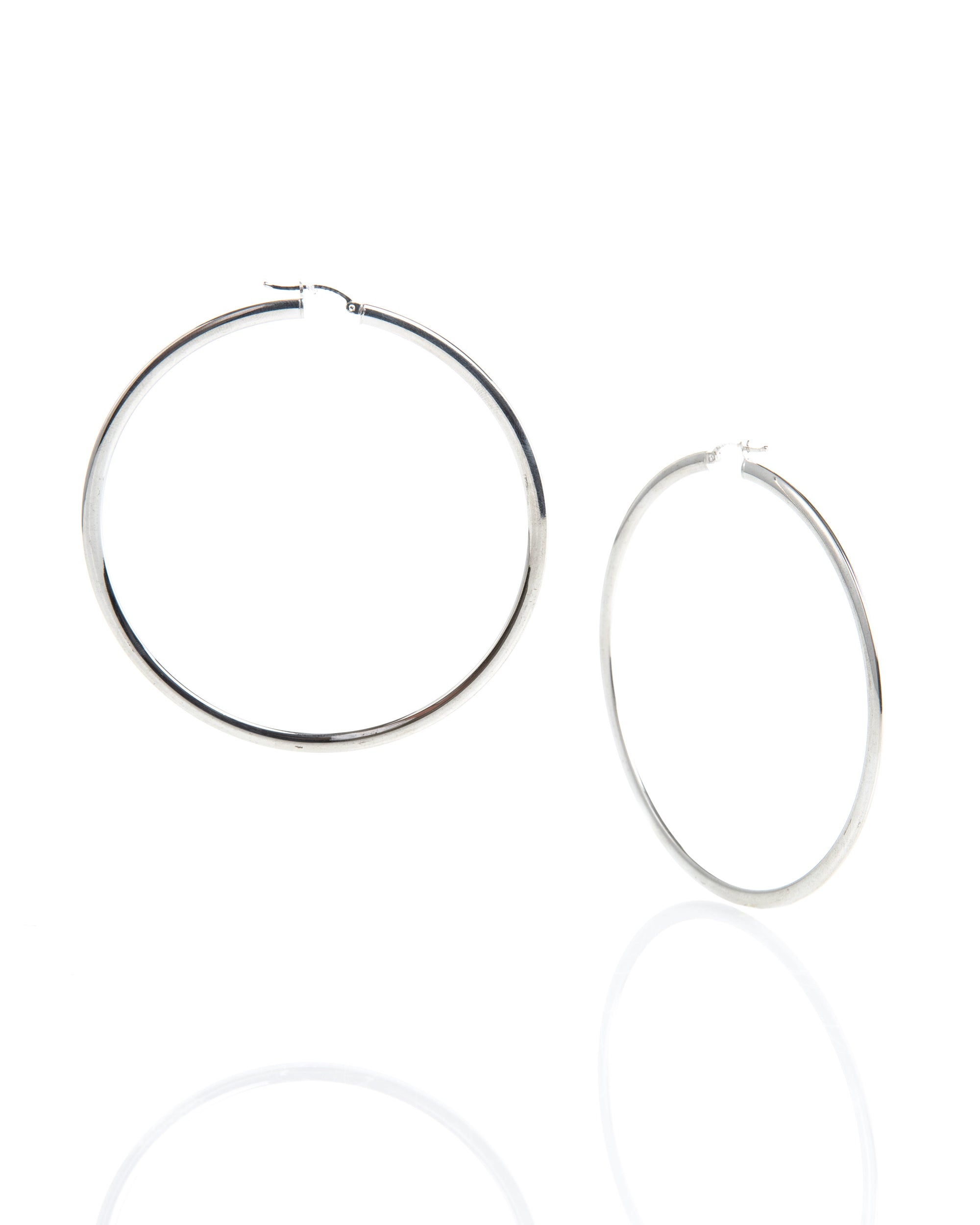 Hoop88Dreams Silver large Hoops